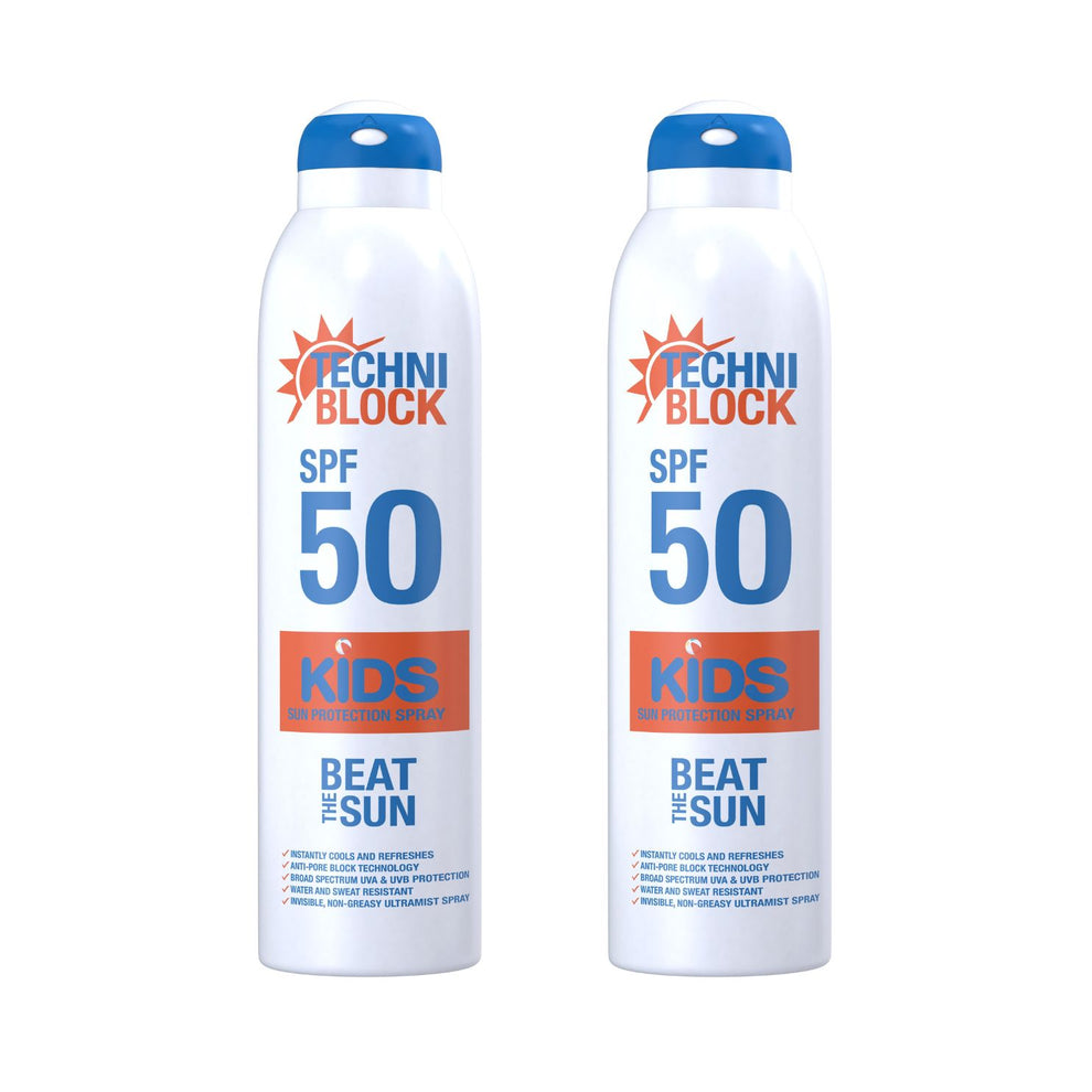 Techniblock SPF 50 Kids Sunscreen 300ml x 2 – TechniSun