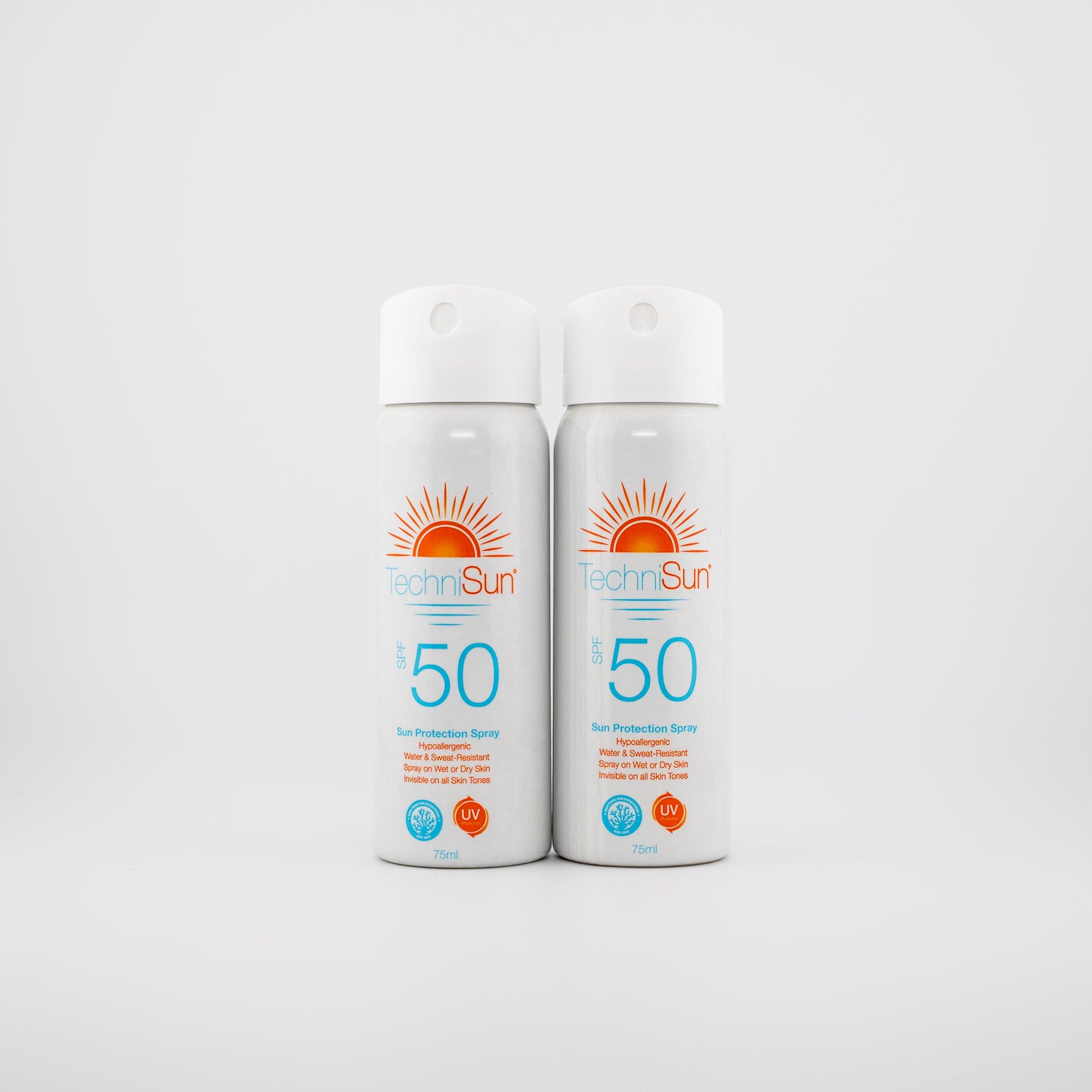 TechniSun SPF 50 Sun Protection Spray 75ml x 2